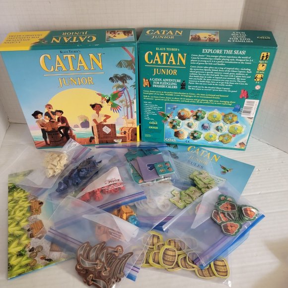 Games | Family Junior Catan Board Game Strategy War Games Pirate Captain Island 6 | Poshmark